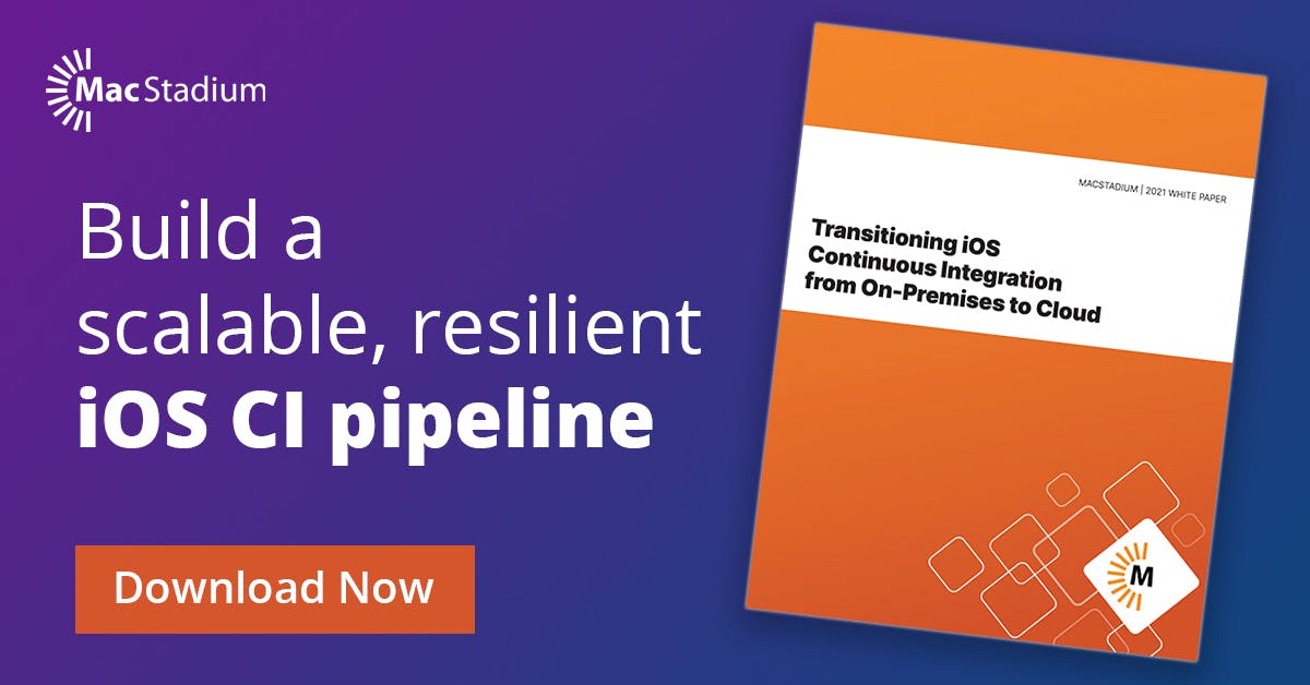 Transitioning to iOS Continuous Integration from On-Premises to Cloud ...